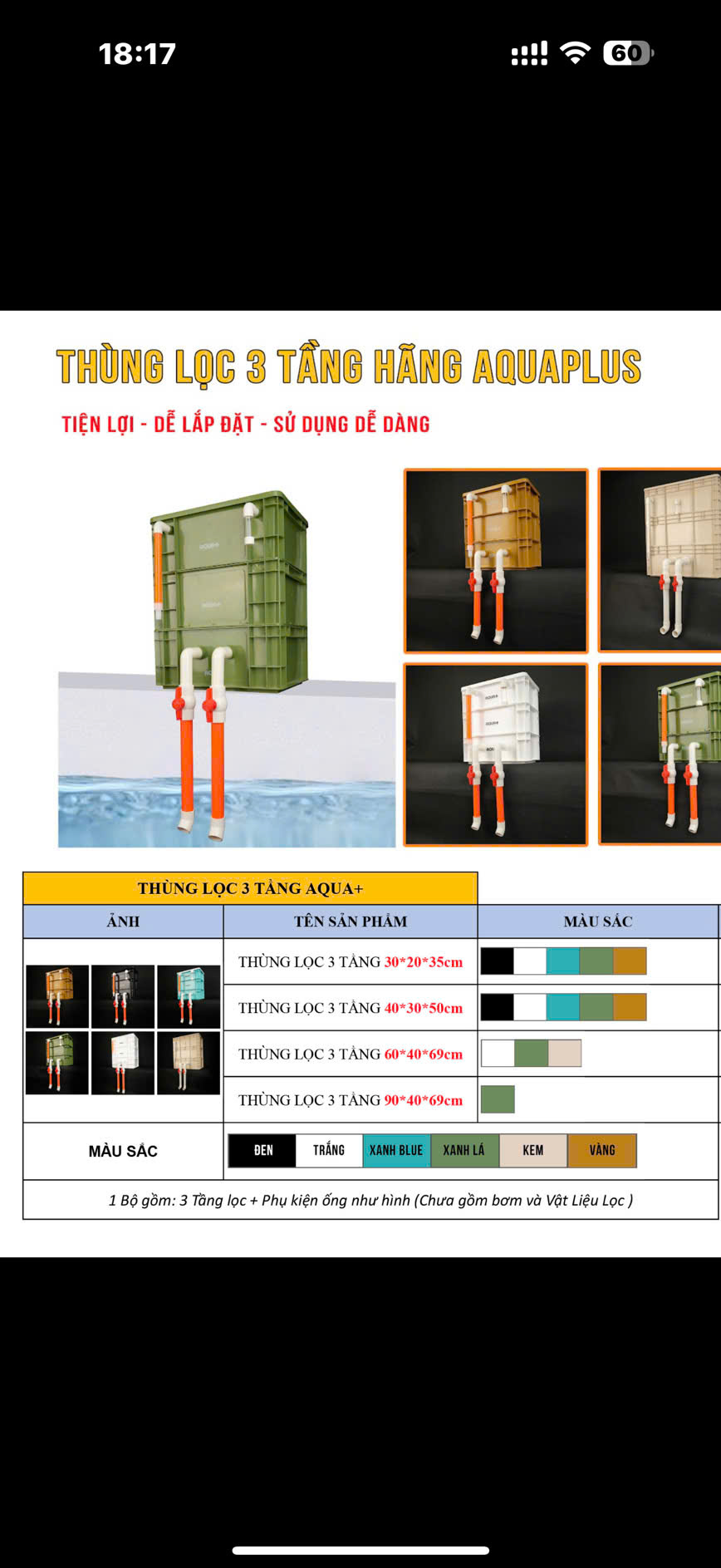 BỘ LỌC 3 TẦNG AQUAPLUS